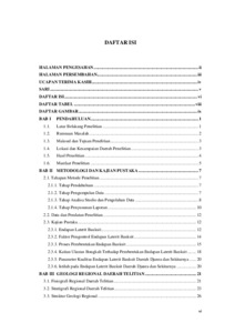 GEOLOGI DAN PENGARUH KONKRESI UKURAN BONGKAH TERHADAP KUALITAS ENDAPAN LATERIT BAUKSIT DAERAH ...